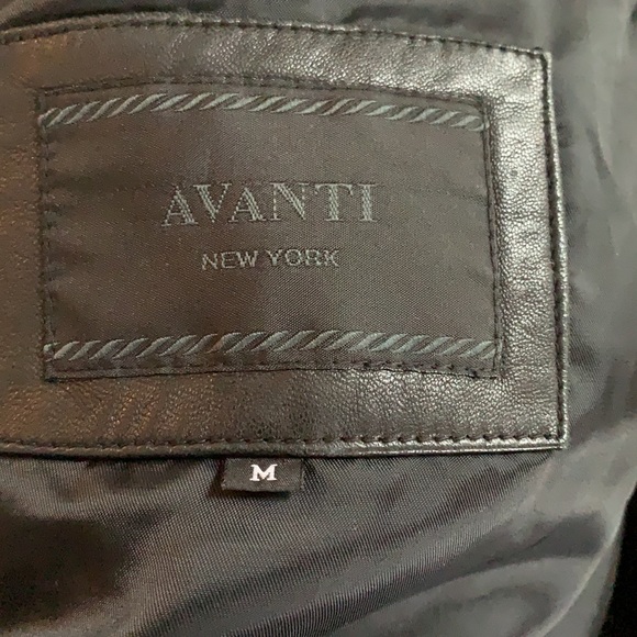 Avanti | Jackets & Coats | Black Leather Jacket | Poshmark